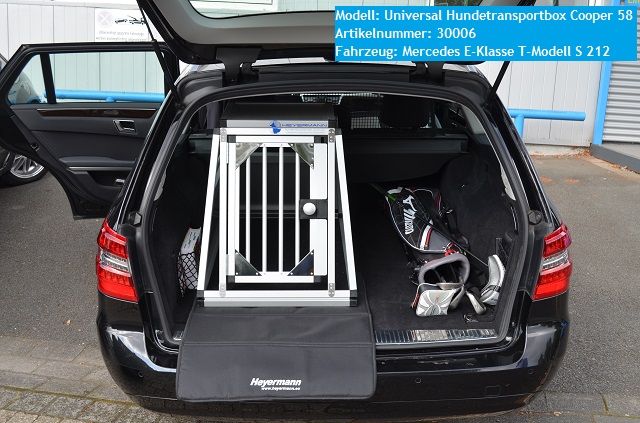 Hundebox für Audi A4 Avant, BMW 3er Touring, Mercedes C-Klasse und we ...